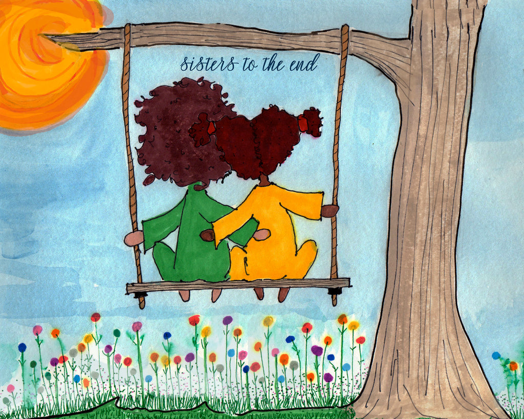 Two Sprites - Art Print – Little Feet's Opus